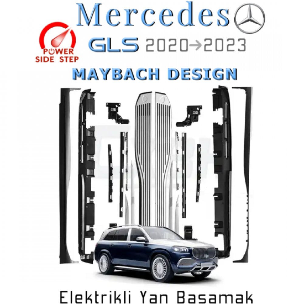 Mercedes Benz W167 GLS Maybach Dizayn Elektrikli Yan Basamak 2020+ - MB ...